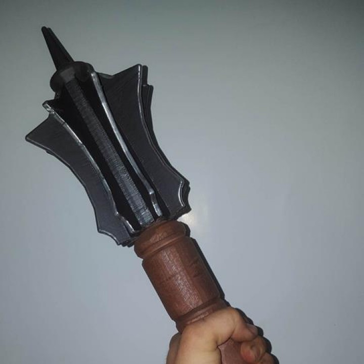 3D Printable Medieval Mace head by William Piotrowski