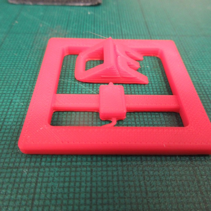 3D Printable 3D print Badge/Keyfob by Jeremy Connaughton