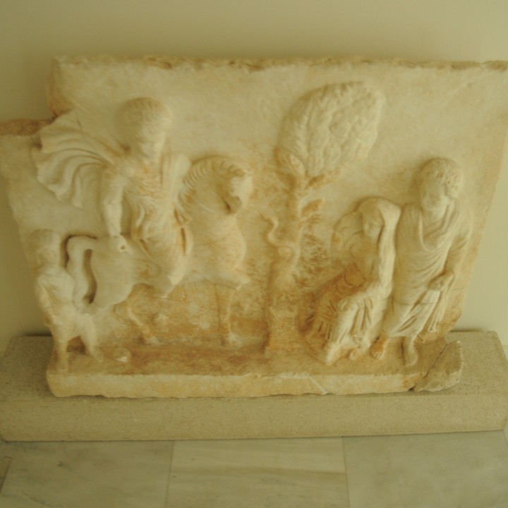 3D Printable Funerary relief by Scan The World