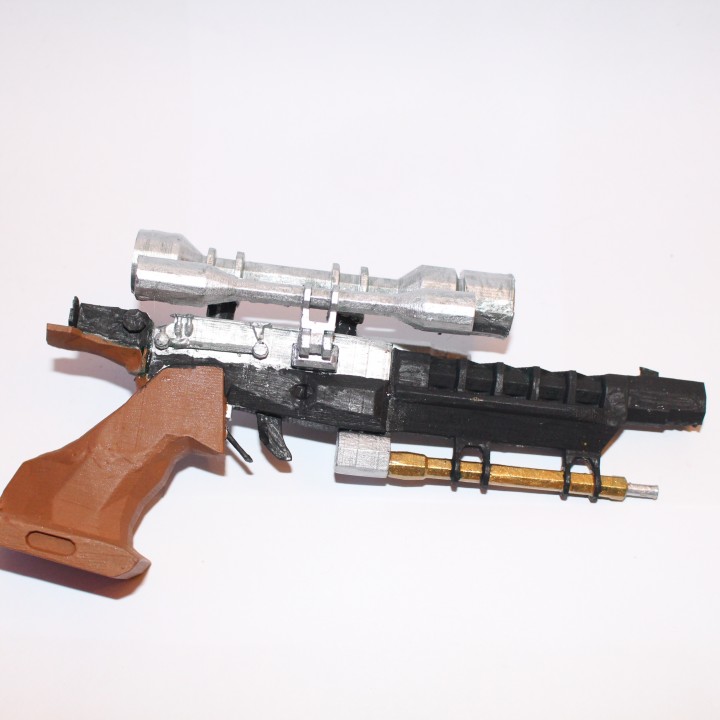 3D Printable S-5 blaster pistol from Starwars and Starwars battlefront ...