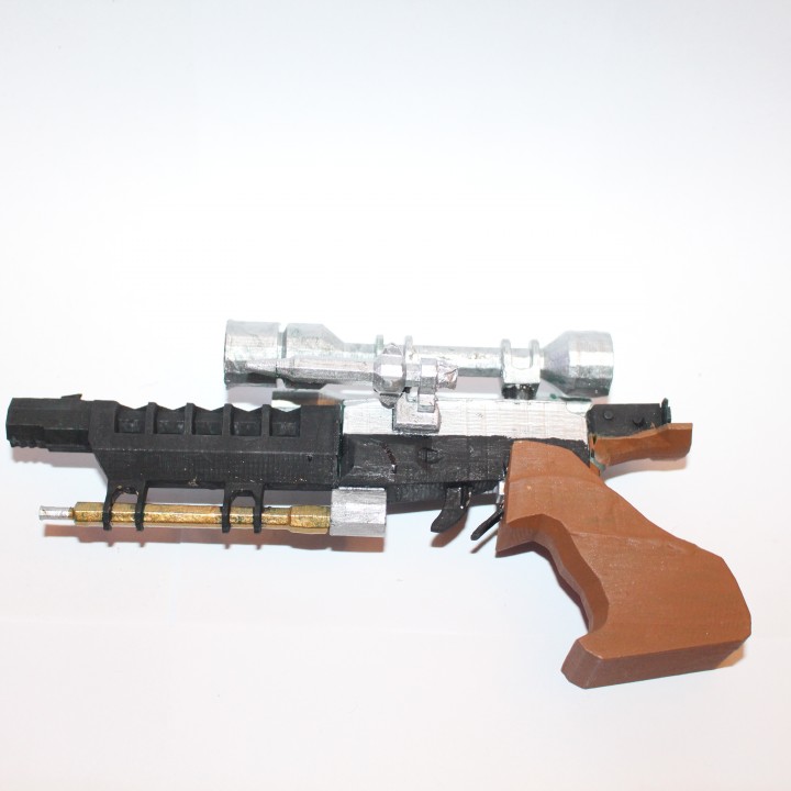 3D Printable S-5 blaster pistol from Starwars and Starwars battlefront ...