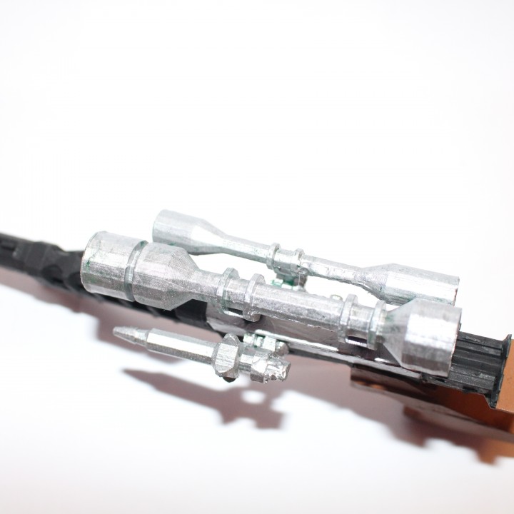 3D Printable S-5 blaster pistol from Starwars and Starwars battlefront ...