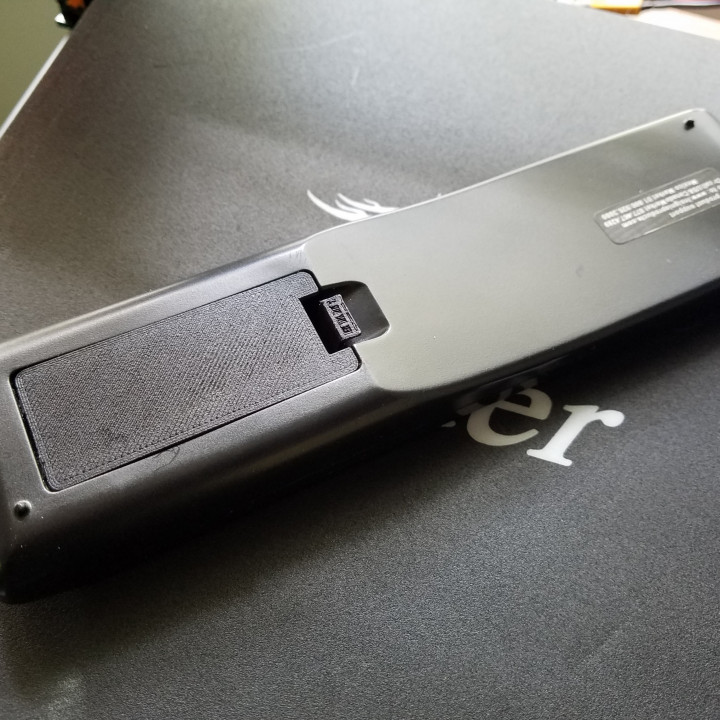 3D Print of INSIGNIA Remote NS-RC01A-12 Battery cover by ebb