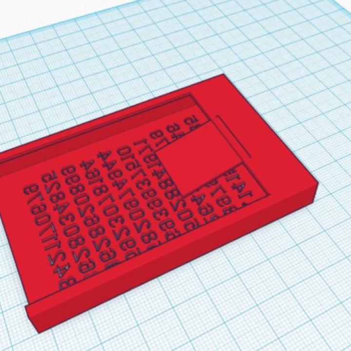 3D Printable Pi Wallet by Carmen Bartolome