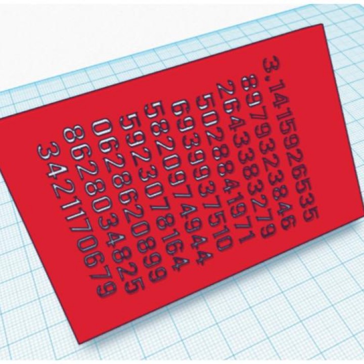 3D Printable Pi Wallet by Carmen Bartolome