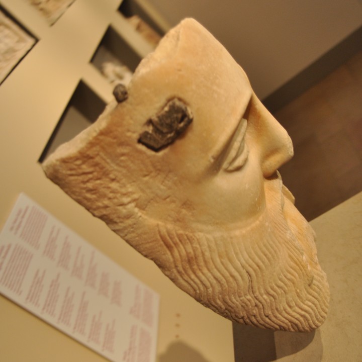 3D Printable Mask of the River God Achelous (no base) by Scan The World