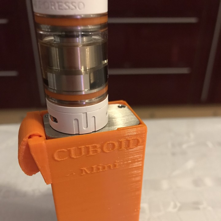 3D Printable case for cuboid mini with power button by emmanuel