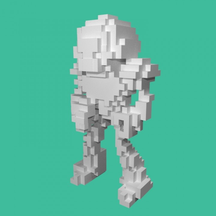 3D Printable 8-Bit Samus by Matt Giuliano