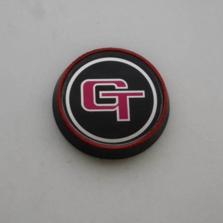 3D Printable GT ( Gran Turismo) sign housing for Ford by Dal Part