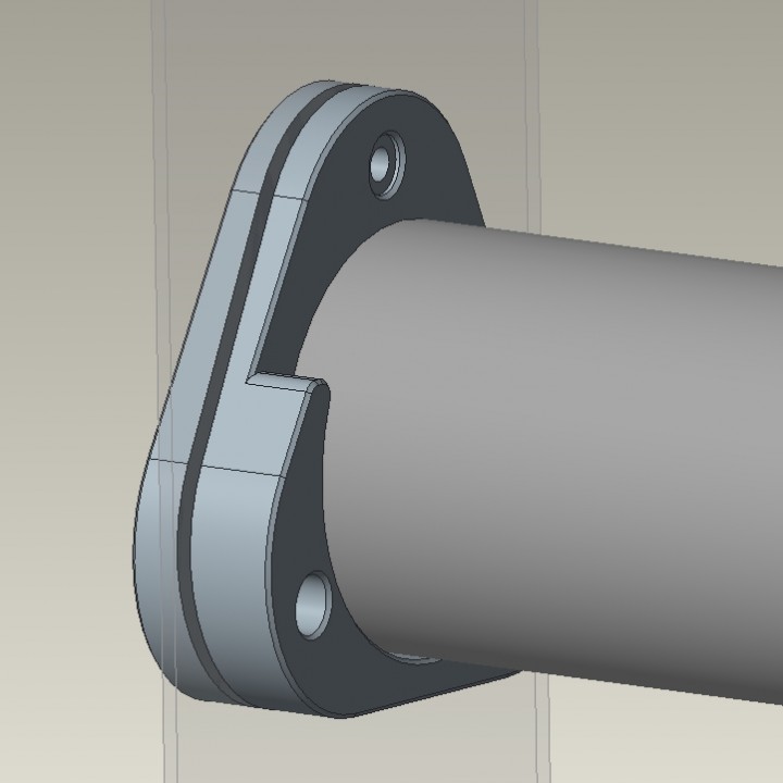 3D Printable Spool holder for Ikea Samla by David Klem