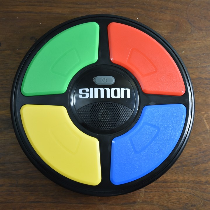 3D Printable Simon battery cover by Mark C Wilson