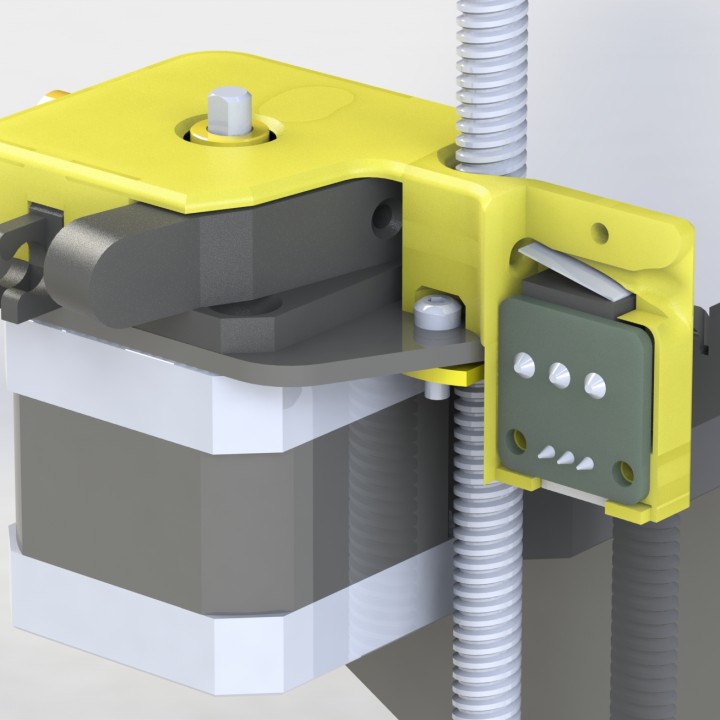 3D Printable CR-10 S5 Extruder Cover with Filament Sensor attached by ...