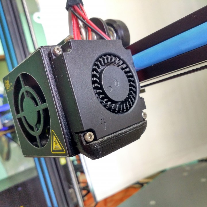 3D Printable CR-10 / S Circular Fan Duct for OEM fan by Juan Francisco ... 3D Printable CR-10 / S Circular Fan Duct for OEM fan by Juan Francisco ...