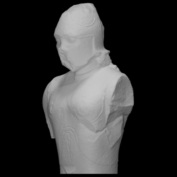 3D Printable Torso of a Warrior by Scan The World