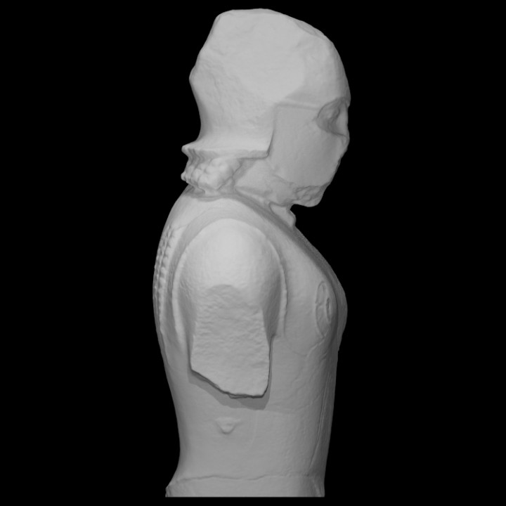 3D Printable Torso of a Warrior by Scan The World