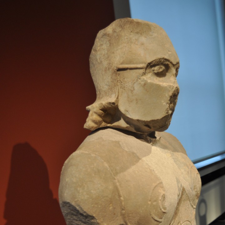 3D Printable Torso of a Warrior by Scan The World