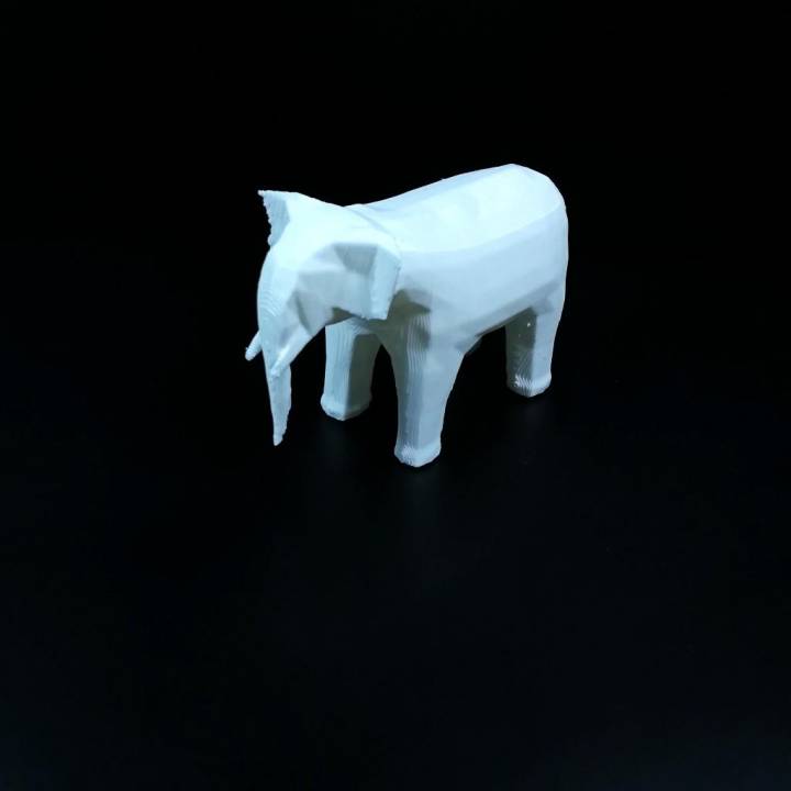 3D Printable Elephant by Sammy Ekaran