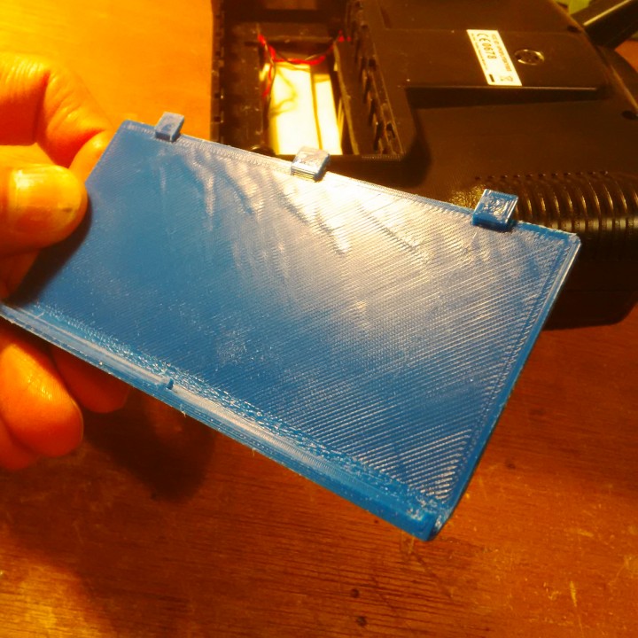 3D Printable FS-T4A FlySky R/C Transmitter battery Cover by Louis Dionne