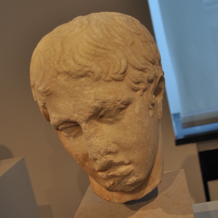 3D Printable Head of Discophoros by Polykleitos of Argos by Scan The World