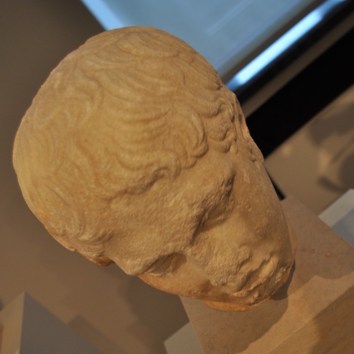 3D Printable Head of Discophoros by Polykleitos of Argos by Scan The World