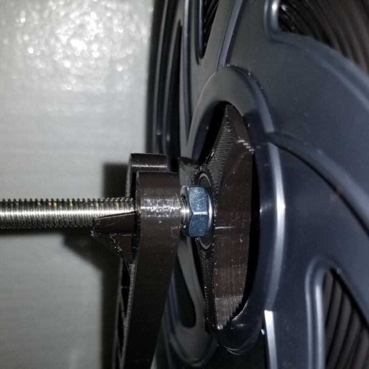 3D Printable Spool Plug with Bearing - 40mm to 65mm by Alien3D