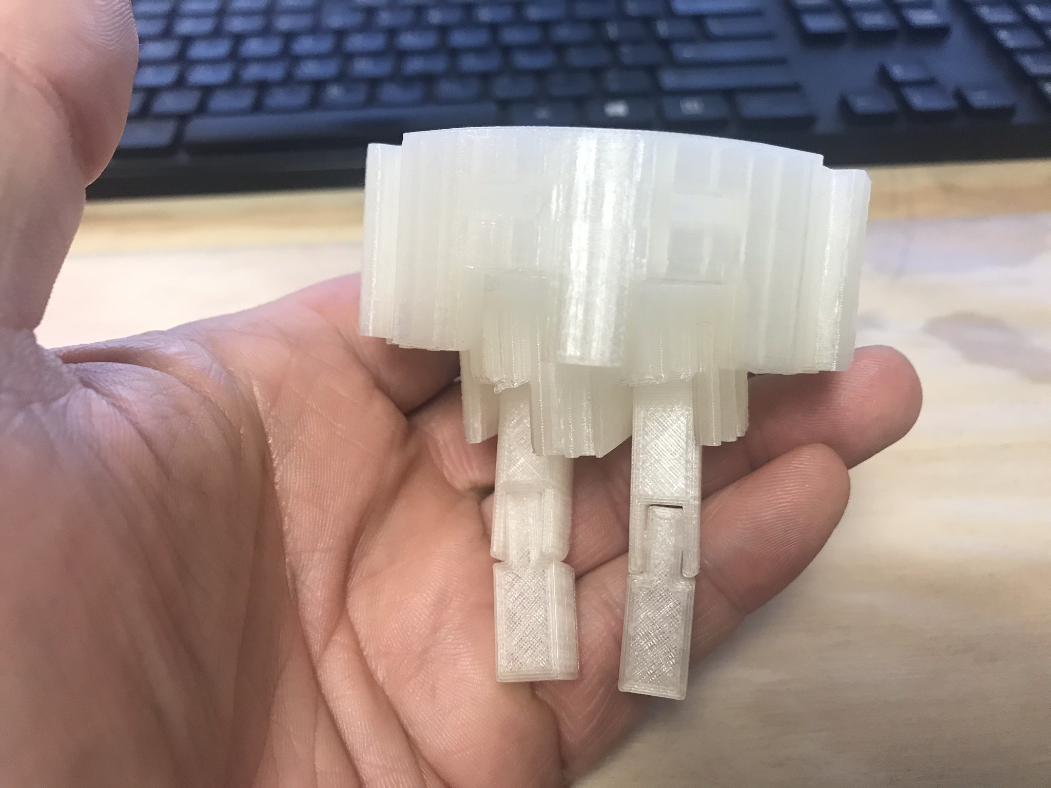 3D Printable CogBot - Moving cog robot! by Harry Roper