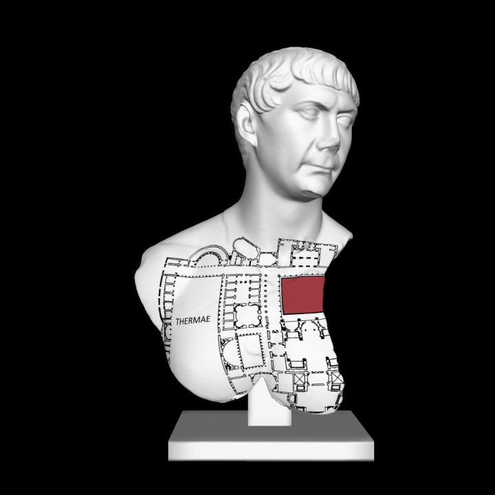 3D Printable Trajan's Thermae by Alice Martin