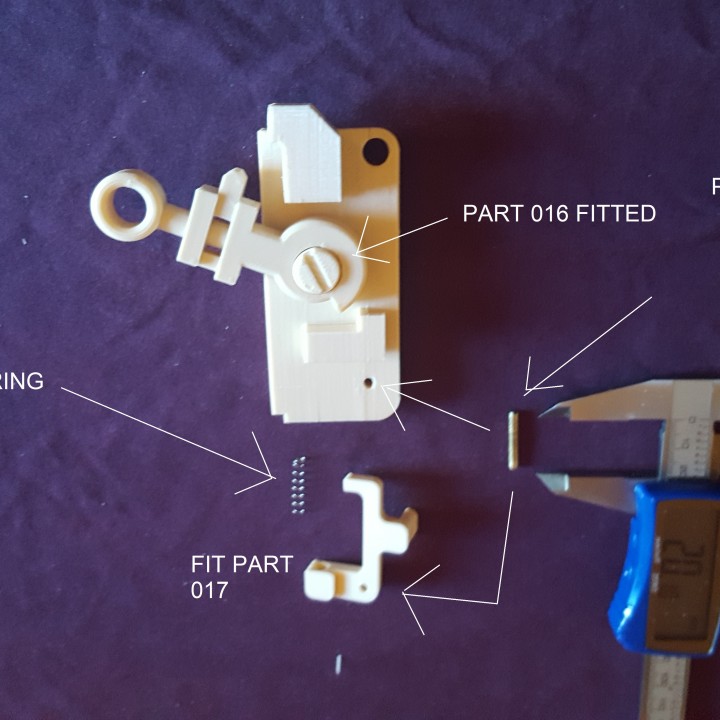 3D Printable flintlock by colin