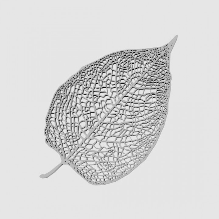 3D Printable Leaf Veins System by 3D Custom Print