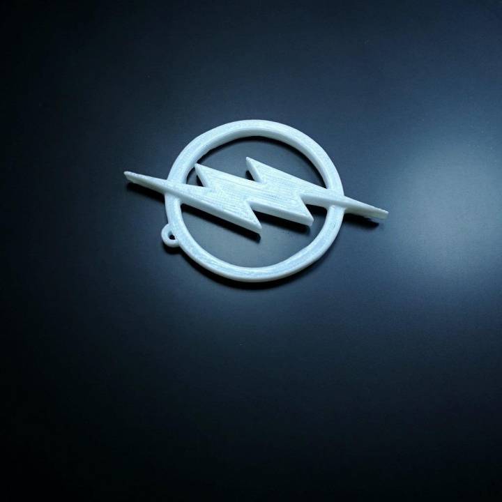3D Printable The Flash Logo Keychain by 3D Custom Print