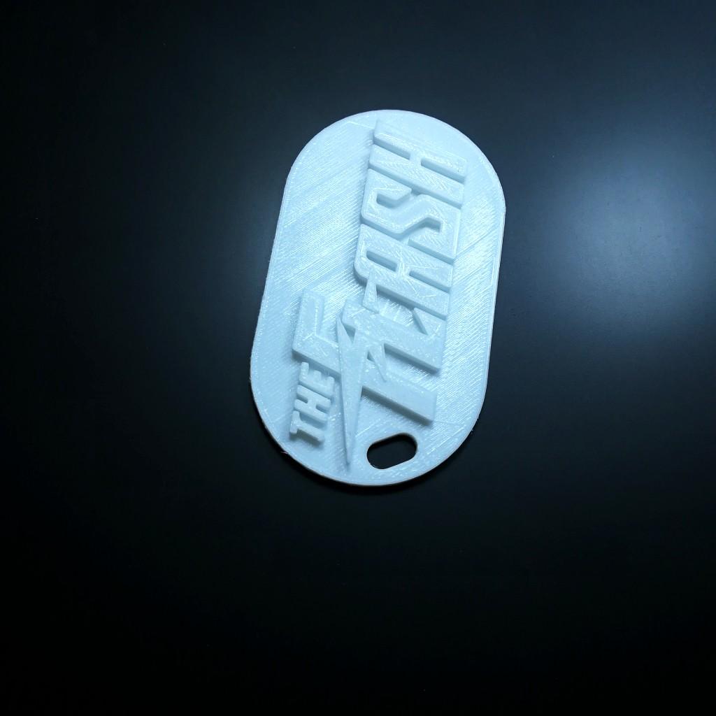 3D Printable The Flash Keychain by 3D Custom Print