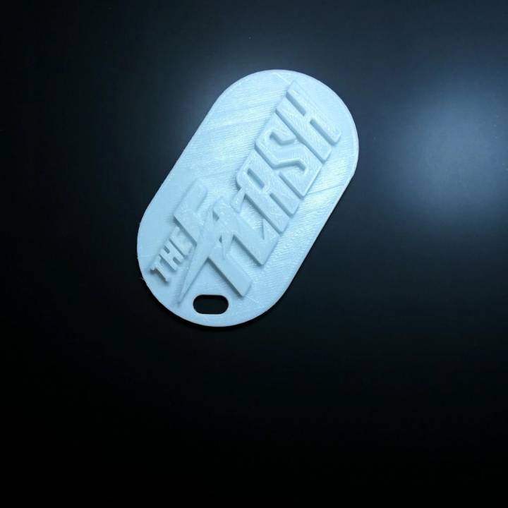 3D Printable The Flash Keychain by 3D Custom Print