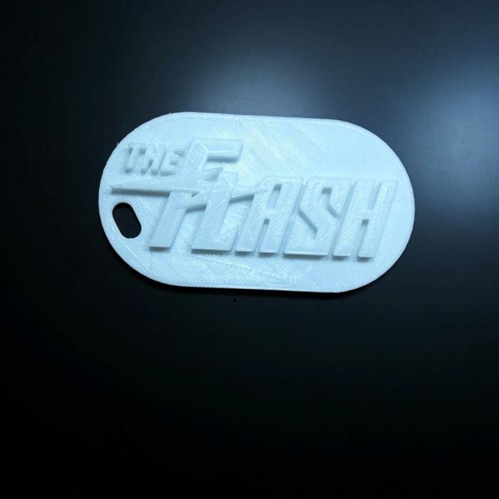 3D Printable The Flash Keychain by 3D Custom Print