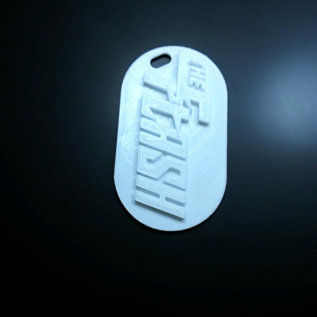 3D Printable The Flash Keychain by 3D Custom Print