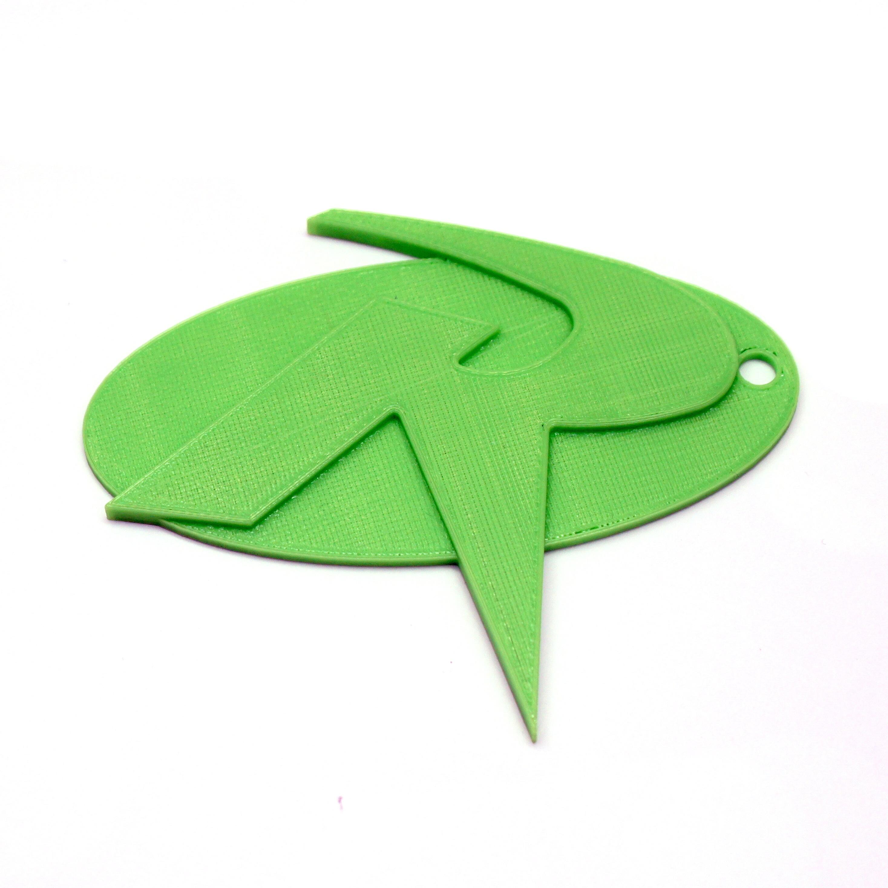 3D Printable Robin Keychain by 3D Custom Print