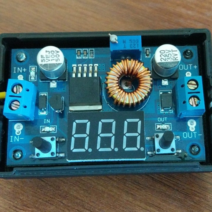 3D Printable Case for DC-DC Converter Adjustable Step-Down Module by Pavel