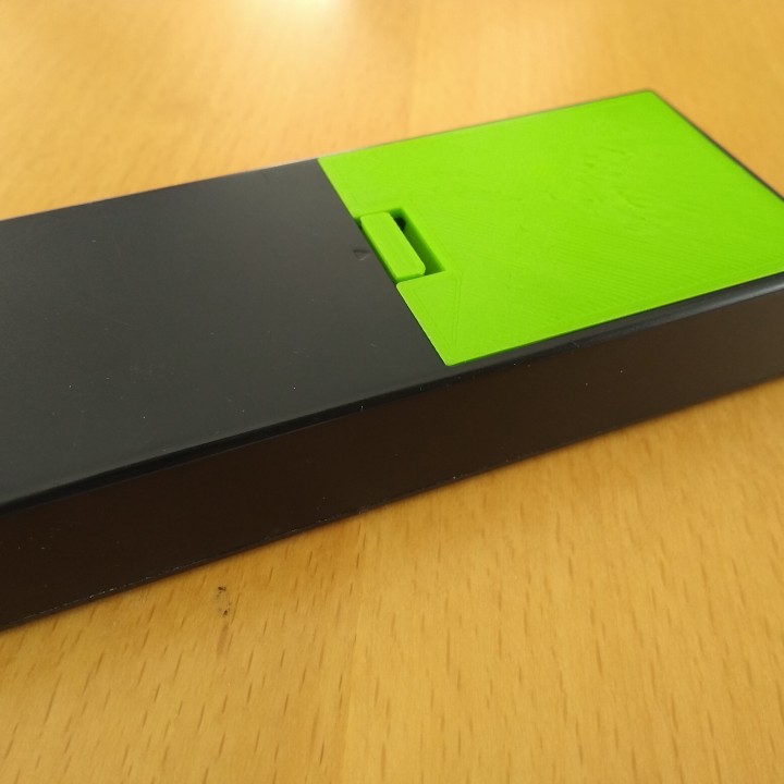 3D Printable Sony TV remote battery cover by Marije H