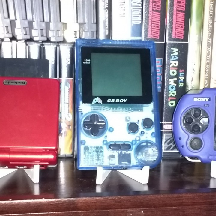 3D Printable Hand Held Console Stand by Christopher Kettle