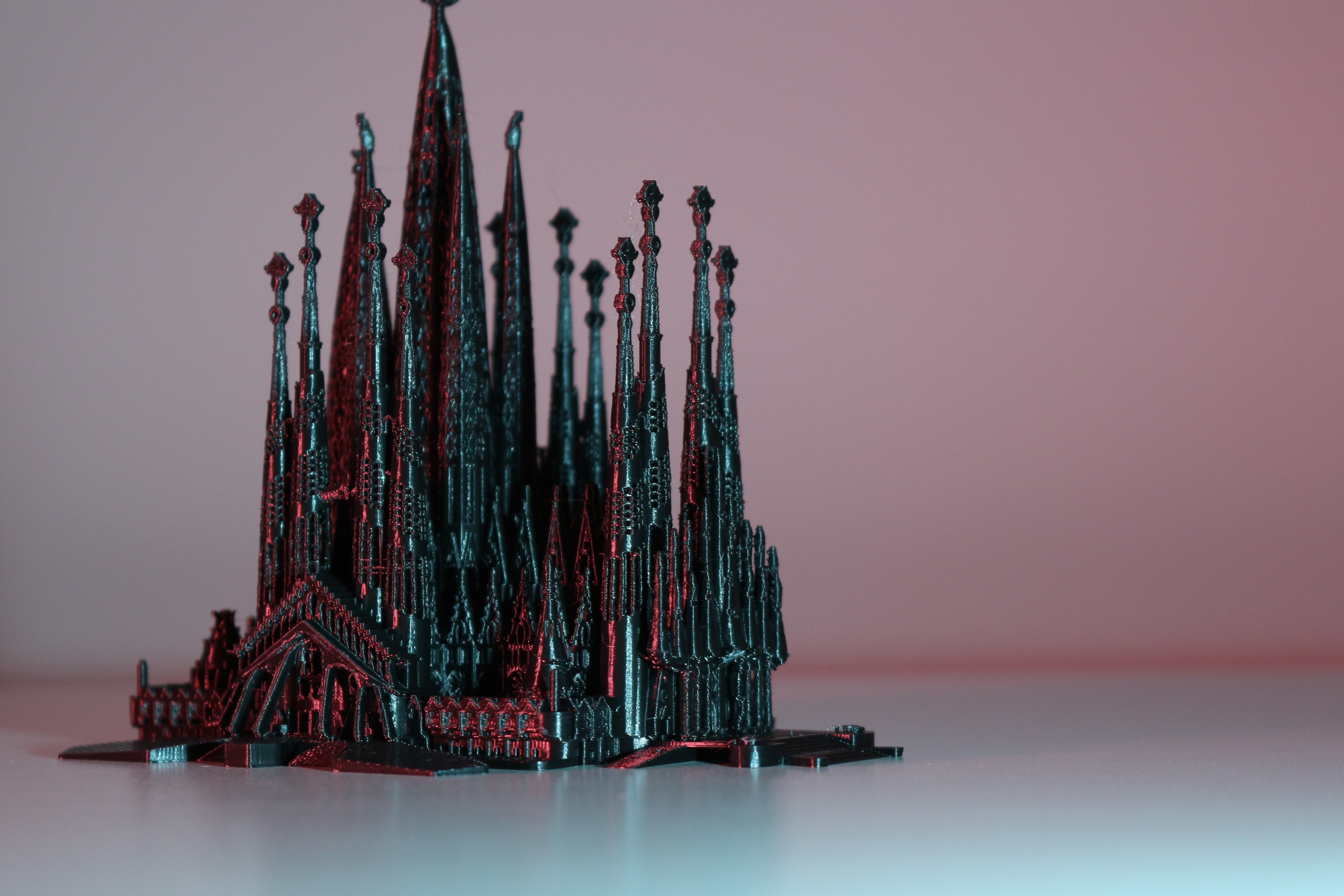 3D Printable Sagrada Familia, Complete - Barcelona by MiniWorld3D