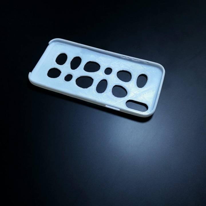 3D Printable iPhone X case with holes by VECTARY - the free, online 3D ...