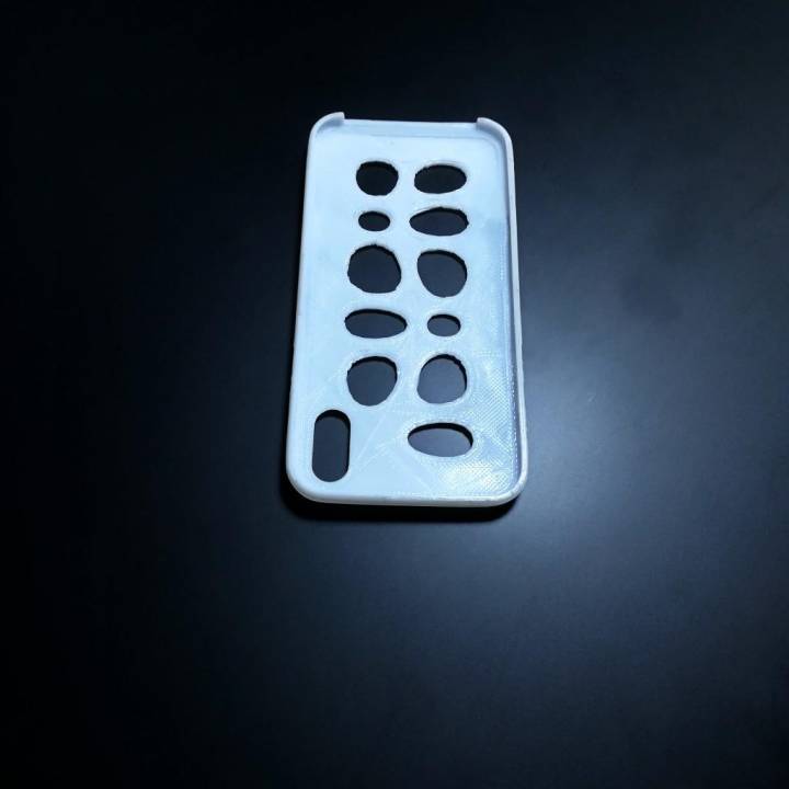 3D Printable iPhone X case with holes by VECTARY - the free, online 3D ...