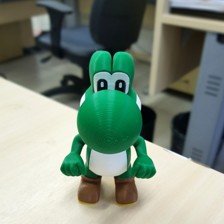 3D Printable Yoshi from Mario games - Multi-color by Bruno Pitanga Maia