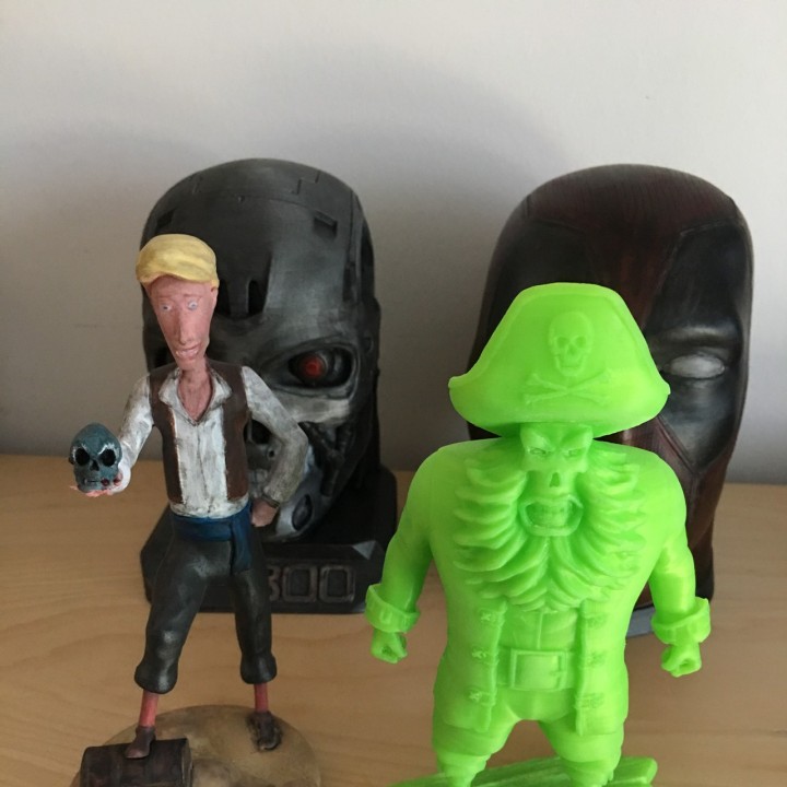 3D Print of Captain LeChuck - Monkey Island by thakikka
