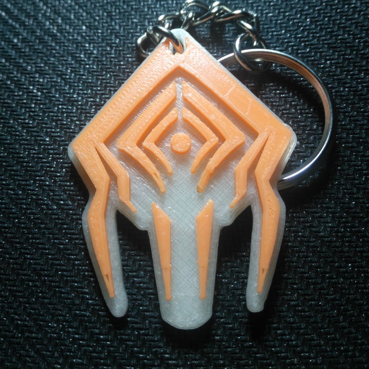 3D Printable Warframe Stalker Keychain by EMRE FIRIN
