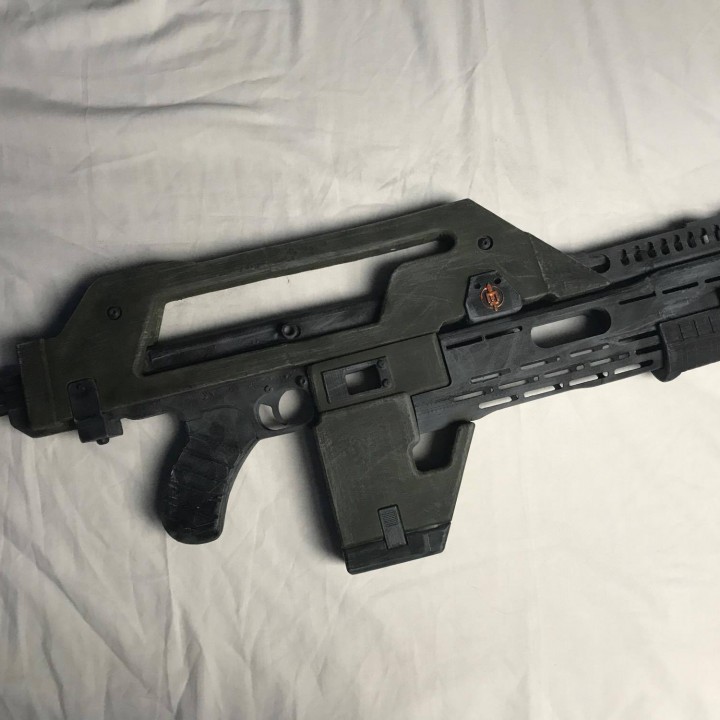 3D Printable Aliens / Alien2 Pulse Rifle by Nathan Williams