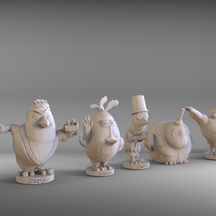 3D Printable Red from Angry Birds Evolution by Angry Birds Evolution