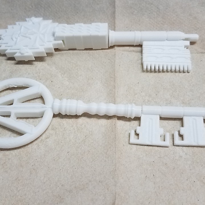 3D Print of Ready Player One Keys by Eins7ein