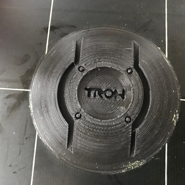 3D Printable Tron Legacy Power Disk by Patrick
