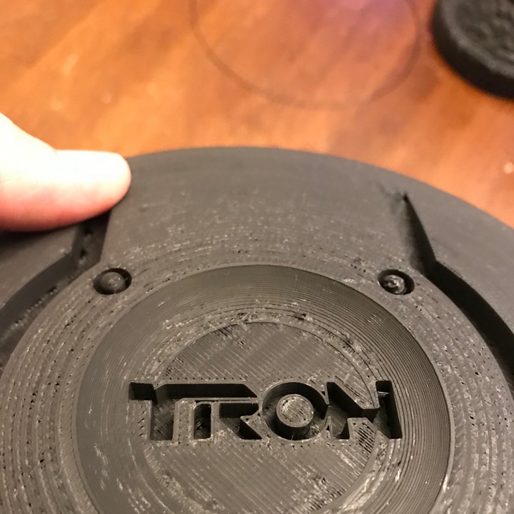 3D Printable Tron Legacy Power Disk by Patrick