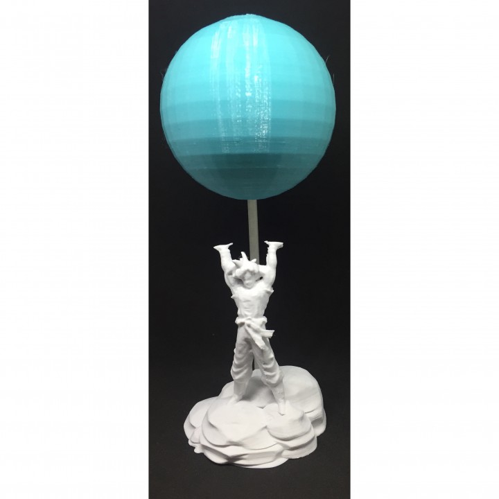 3D Printable Goku Spirit Bomb by Josh Rayner